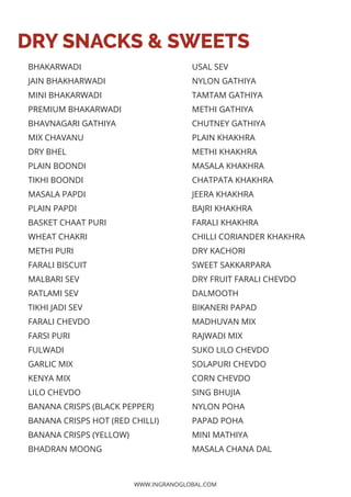 Ingrano offers an expansive range of organic, conventional, frozen, and ...