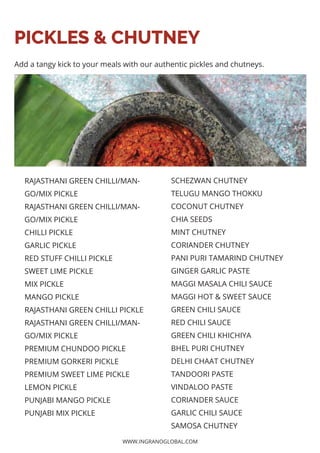 Ingrano offers an expansive range of organic, conventional, frozen, and ...