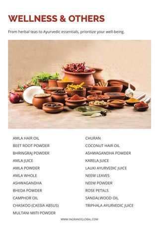 Ingrano offers an expansive range of organic, conventional, frozen, and ...