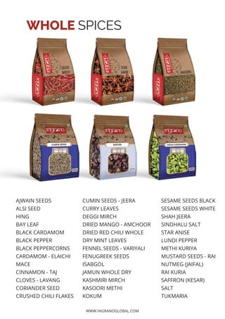 Ingrano offers an expansive range of organic, conventional, frozen, and ...