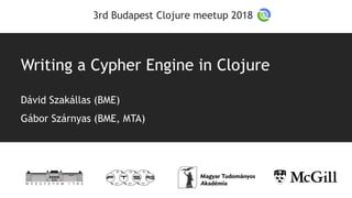 Writing a Cypher Engine in Clojure | PPT