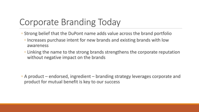 Ingredient branding | PPT