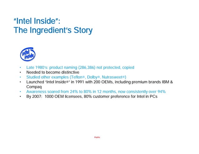 Ingredient Brands: A practical guide & examples | PDF | Business ...