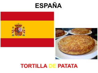 Platos típicos paises hispanos/Ingredientes | PPTX