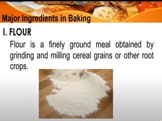 Ingredients in Baking, major and minor ingredientx.pptx | Free Download