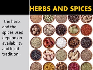 Ingredients in preparing stocks | PPTX