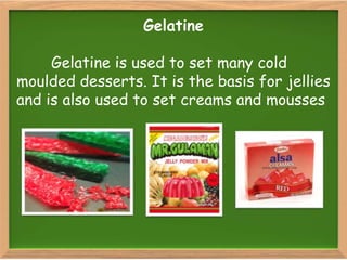Ingredients needed in preparing desserts and sweet sauces | PPTX