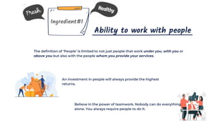 Ingredients of leadership | PPTX
