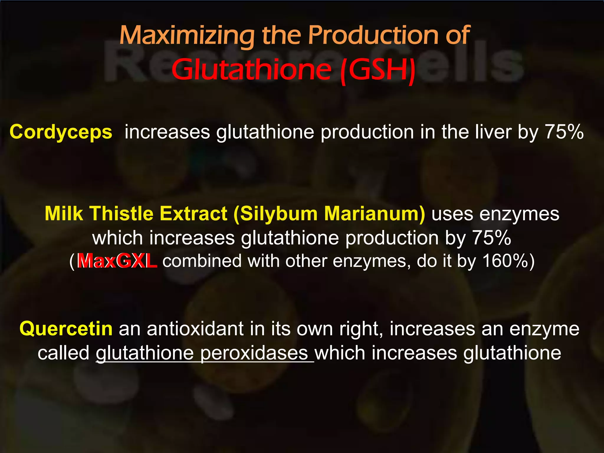 Ingredients of max gxl | PPTX
