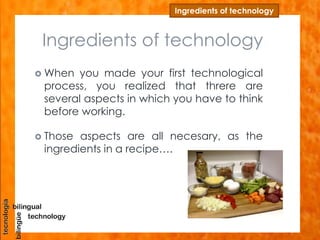 Ingredients of technology | PPT