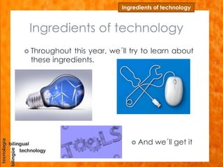 Ingredients of technology | PPT