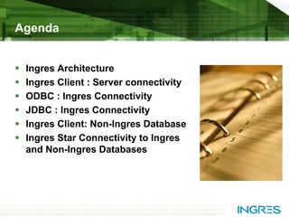 Ingres connectivity | PPTX