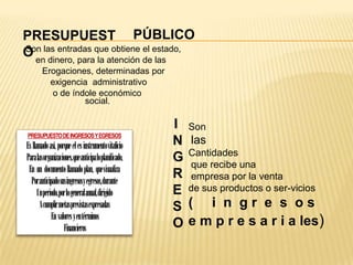 Ingreso y egresos | PPTX