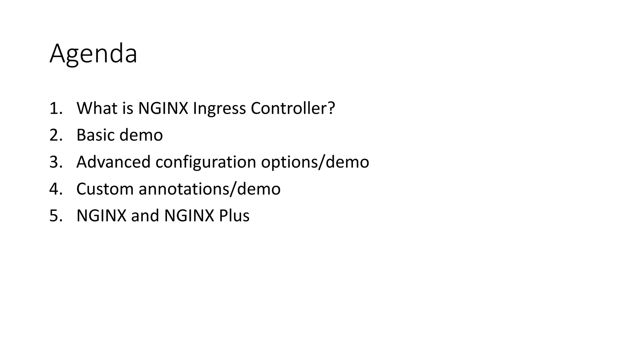 Nginx Ingress Controller For Kubernetes Ppt