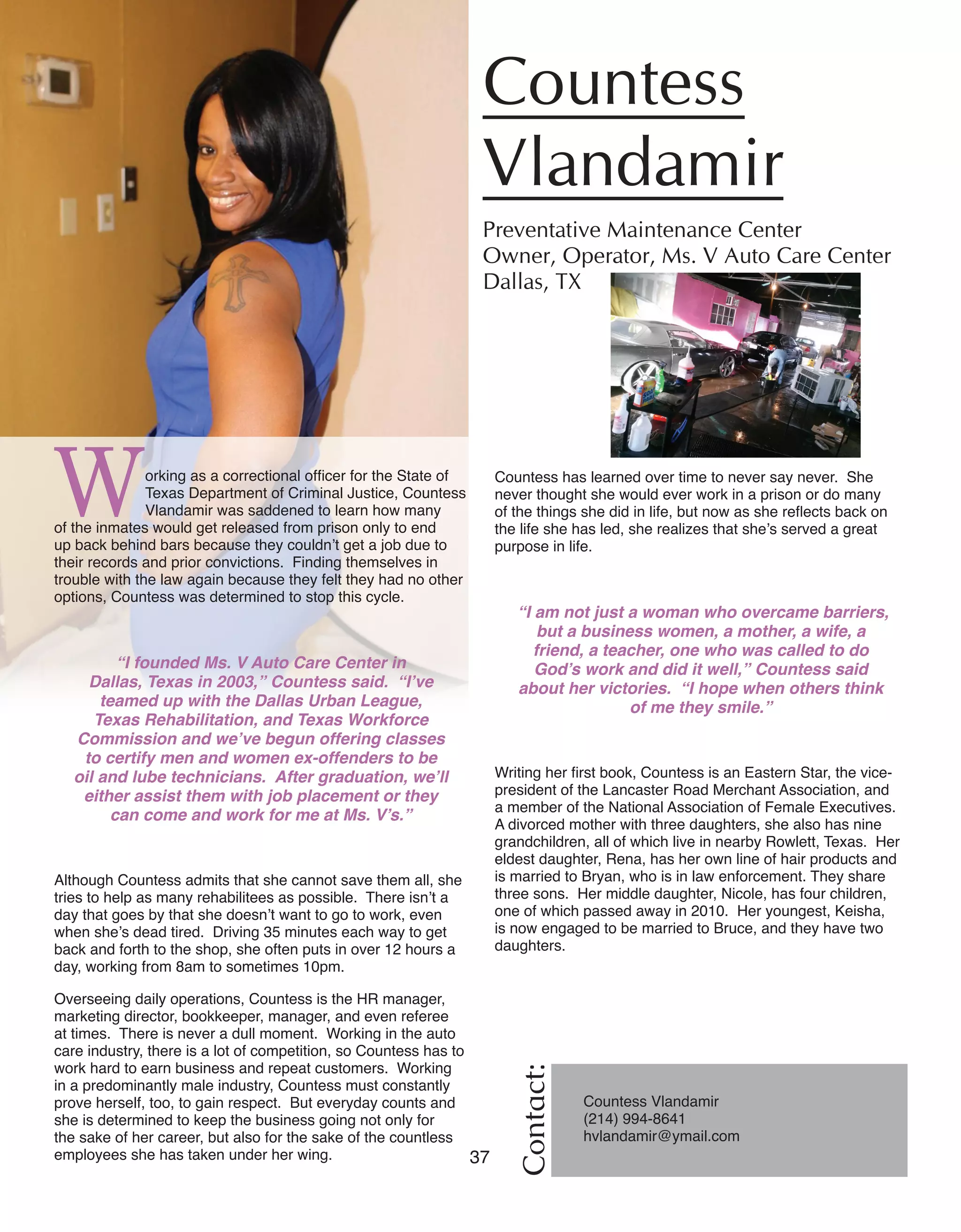 Women of Distinction Magazine - Ingrid läderach steven | PDF