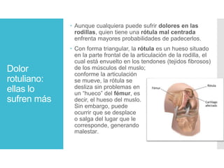 Ingrid Martz sufre desviación de rótula en la rodilla | PPTX
