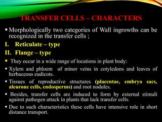 Ingrowth and Transfer Cell.pdf. This ppt. represents the wall ingrowth ...