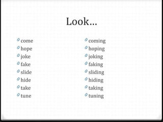LESSONABOUTPRESENTCONTINUOUS-ing rules.pptx