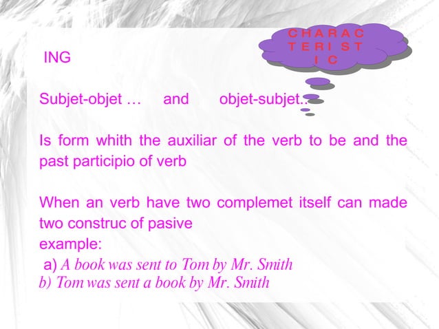 Ingry voice pasive | ODP