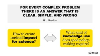 Knowledge brokerage skills for complex phenomena | PPT