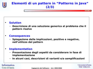 Lezione 00 - Introduzione ai Design Patterns | PPT