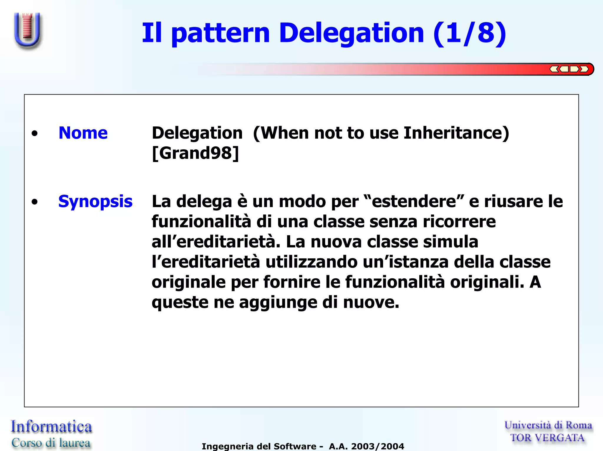Lezione 02 - Delegation | PDF