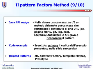 Lezione 04 - Factory method | PDF