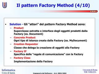Lezione 04 - Factory method | PDF