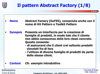Lezione 09 - Abstract Factory | PDF