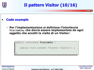 Lezione 11 - Visitor | PPT
