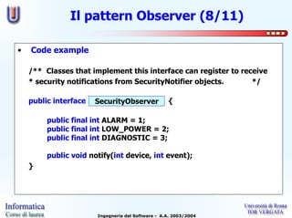 Lezione 12 - Observer | PPT