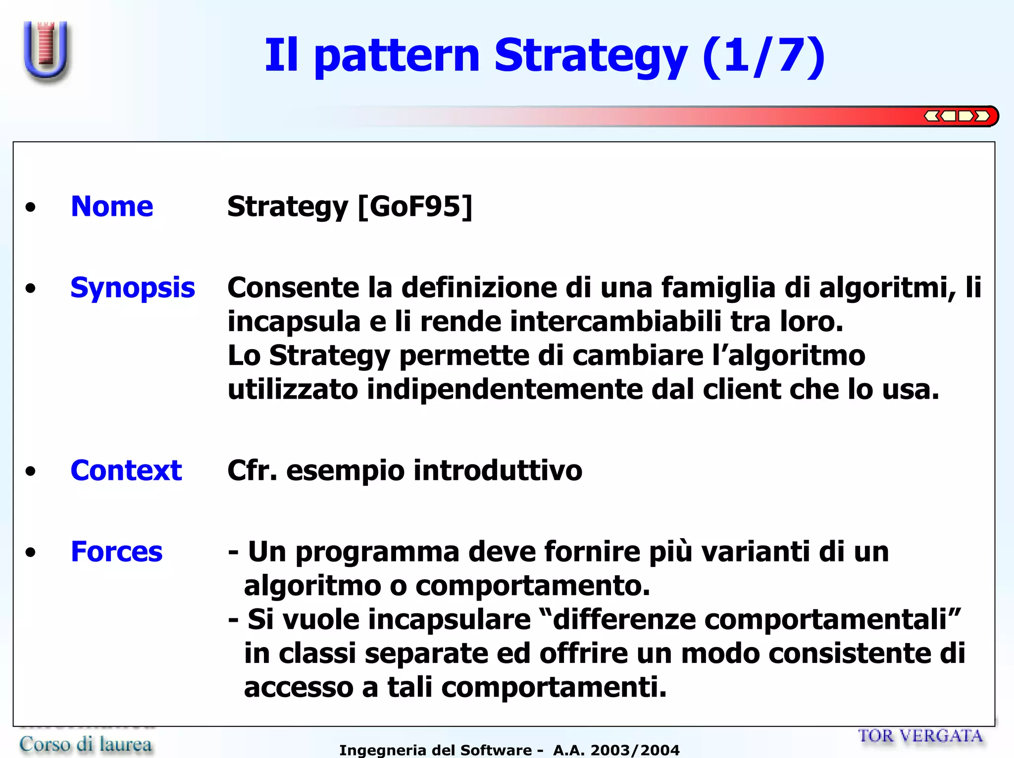 Lezione 13 - Strategy | PDF