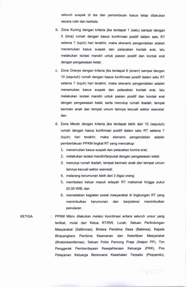 Ingub 5 2021 tentang PPKM Berbasis Mikro Yogyakarta | PDF