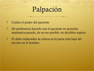Exploración de región Inguinal | PPT
