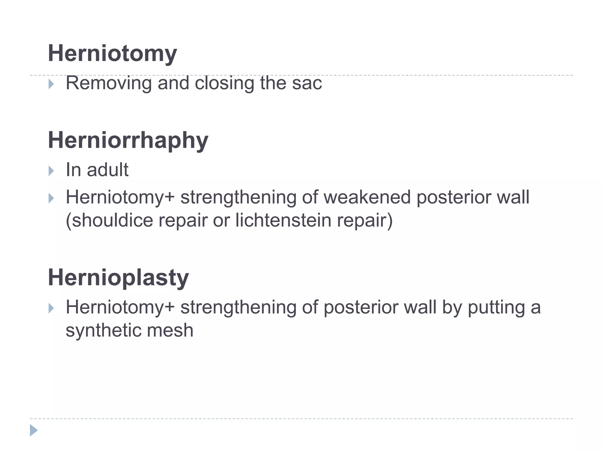 Inguinal and Femoral hernia | PPTX