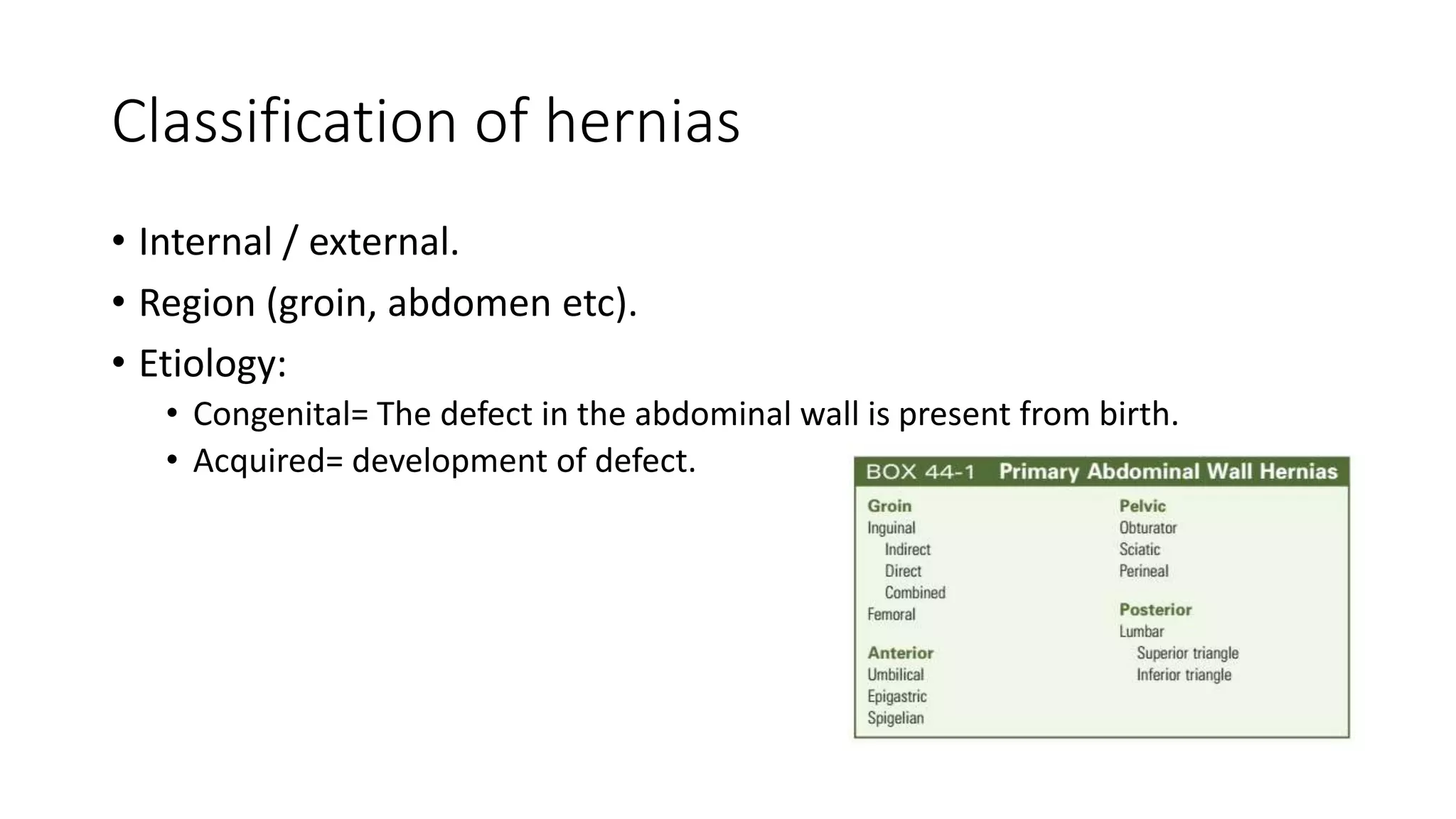 Inguinal and femoral hernia | PPTX