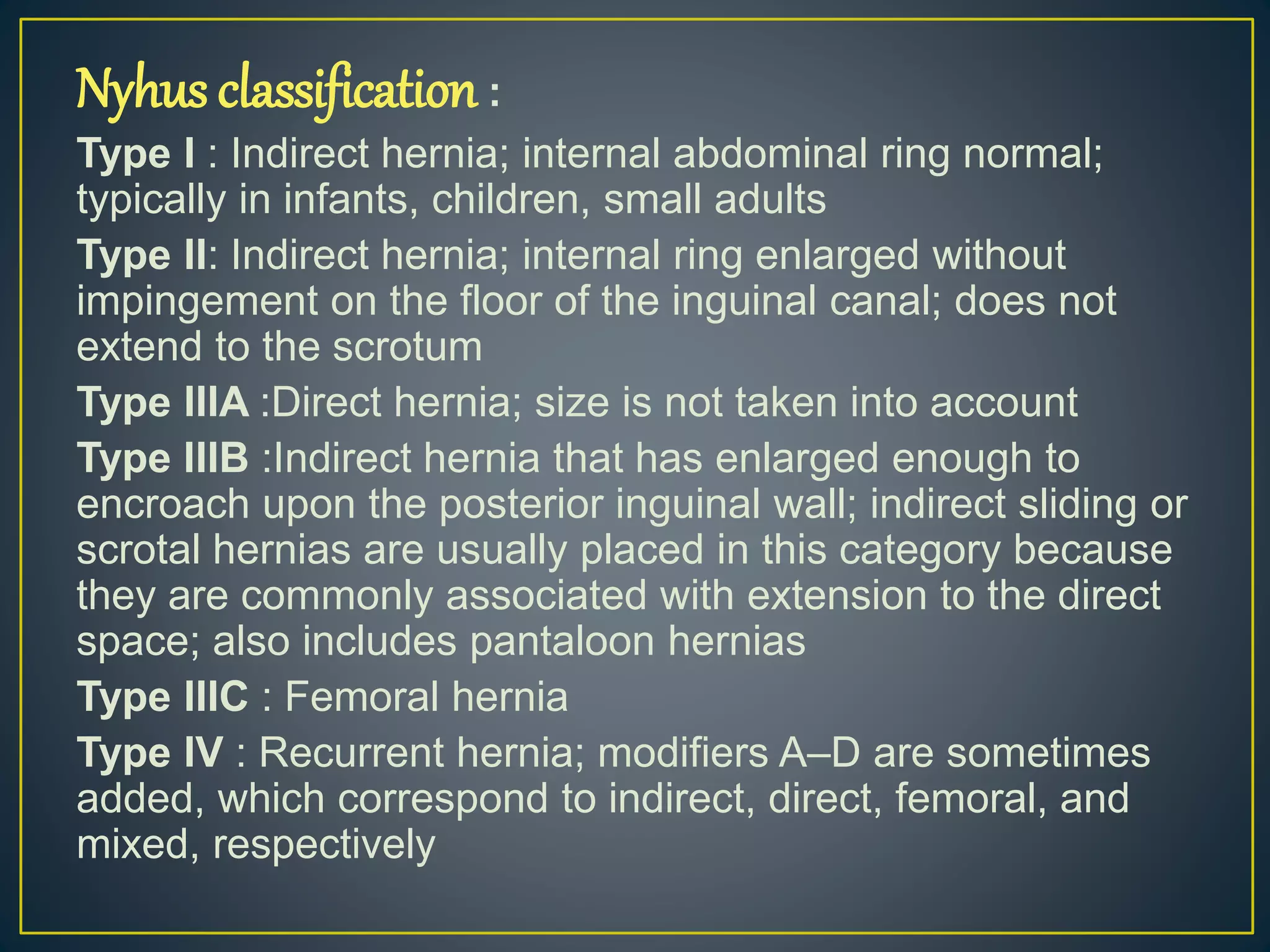 Inguinal hernia ppt | PPTX
