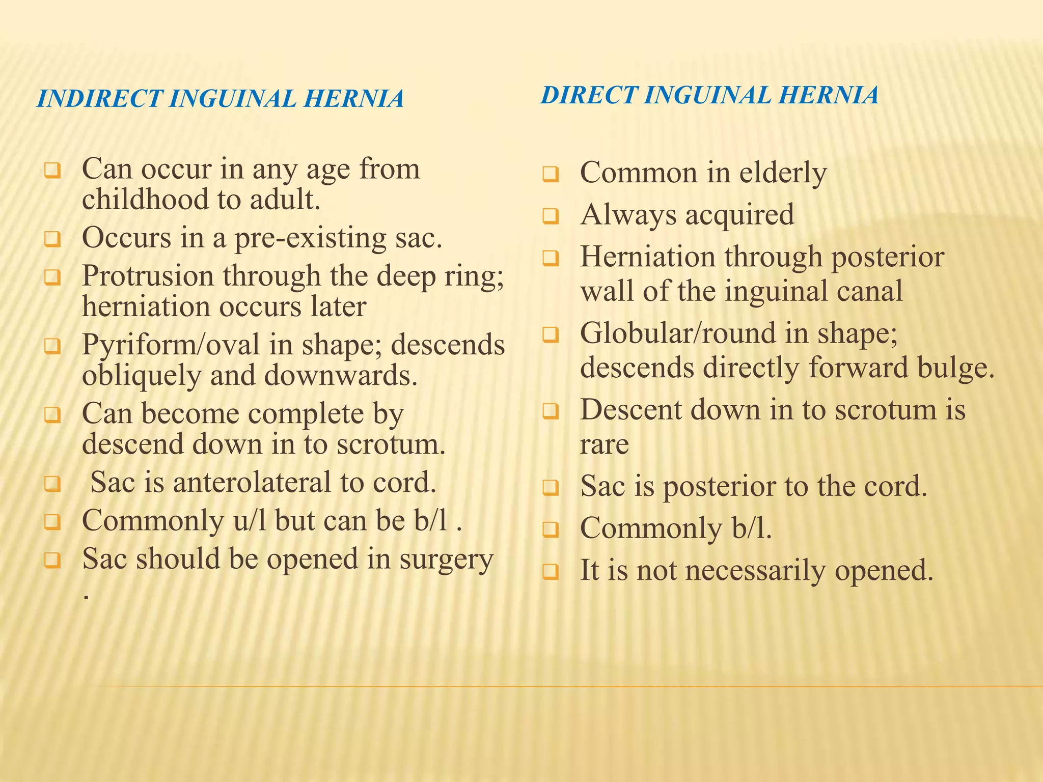 Inguinal hernia | PPTX