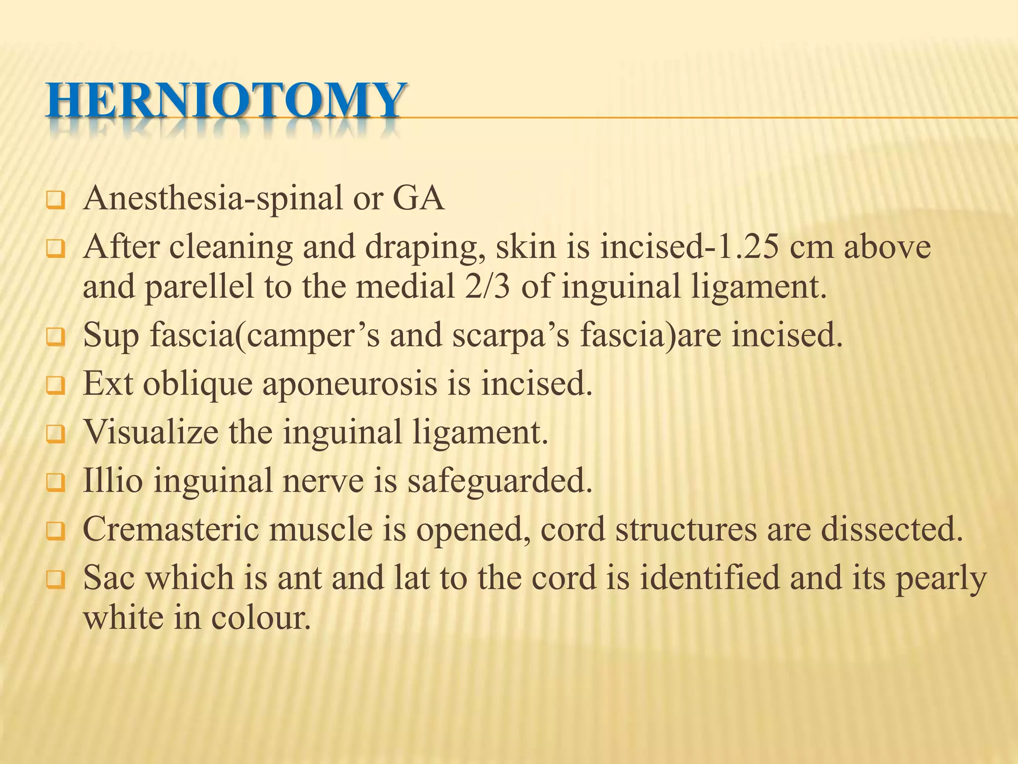 Inguinal hernia | PPTX