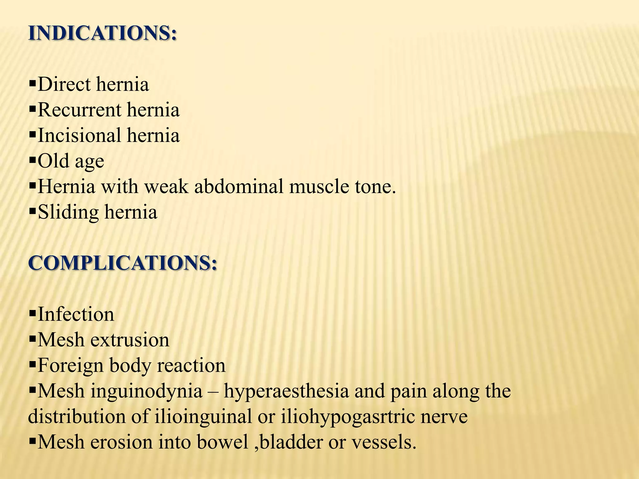 Inguinal hernia | PPTX