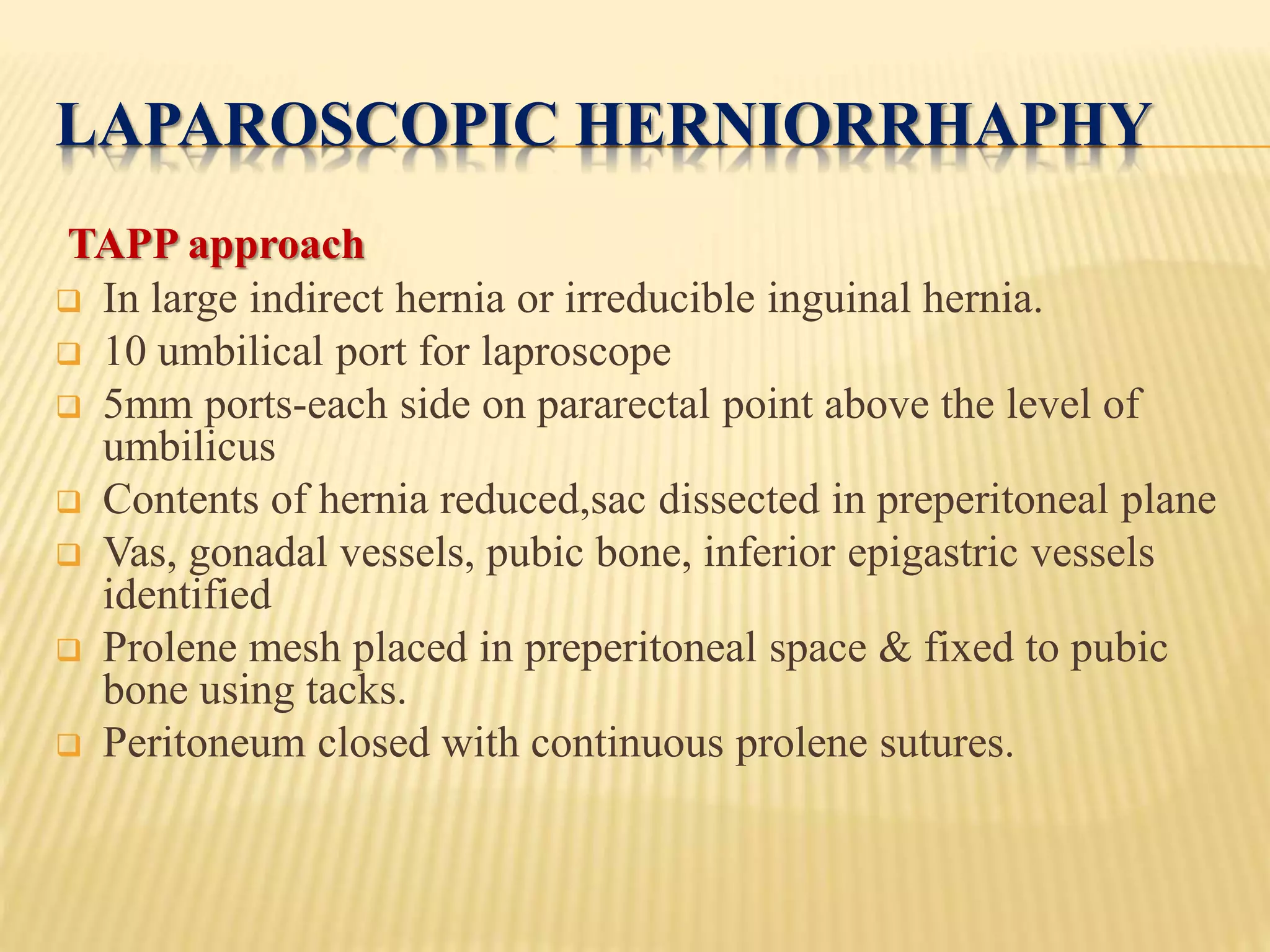 Inguinal hernia | PPTX