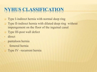 Inguinal hernia | PPTX