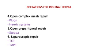 Inguinal hernia | PPT