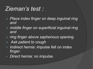Inguinal hernia | PPTX