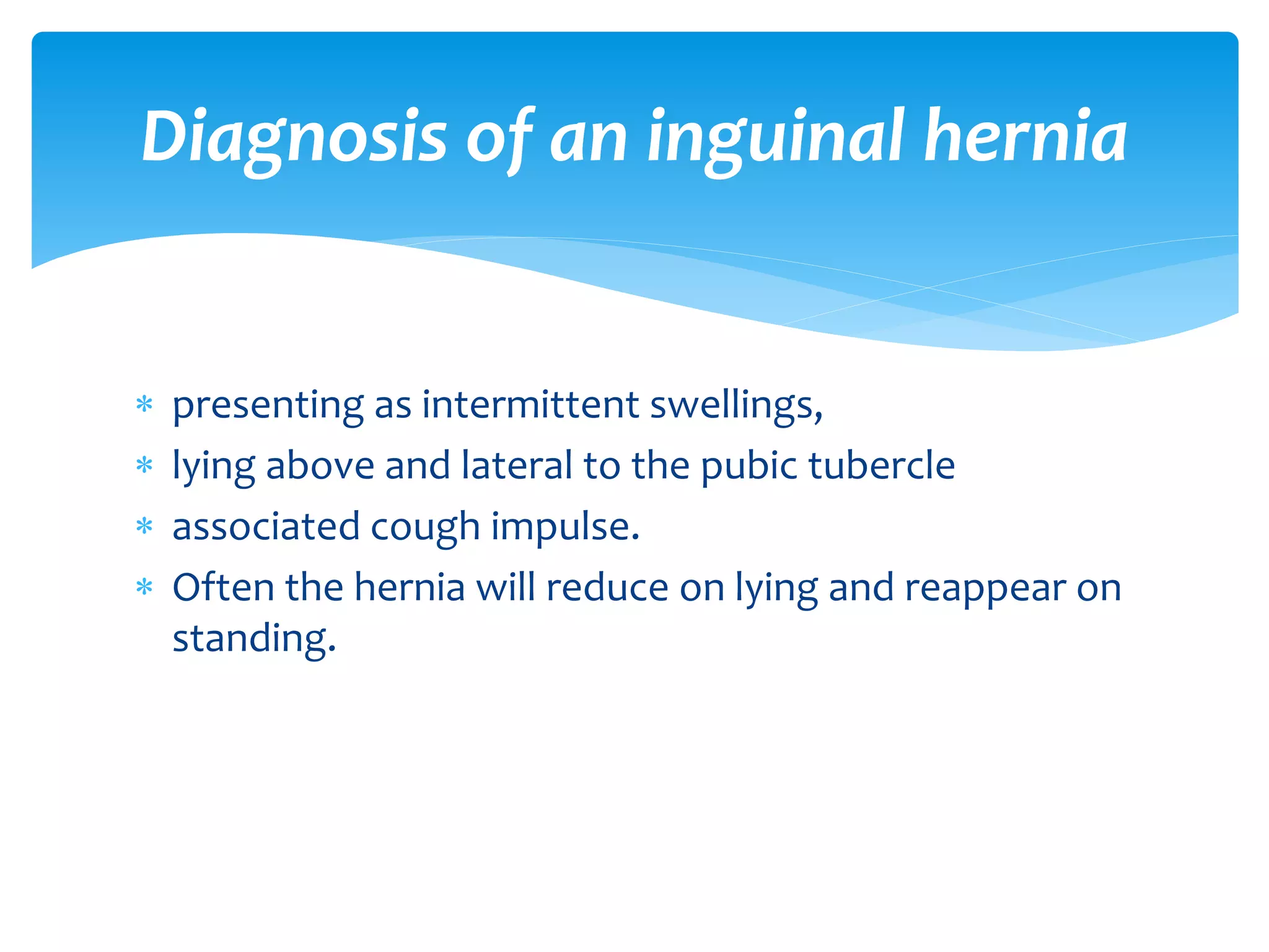 Inguinal hernia | PPTX