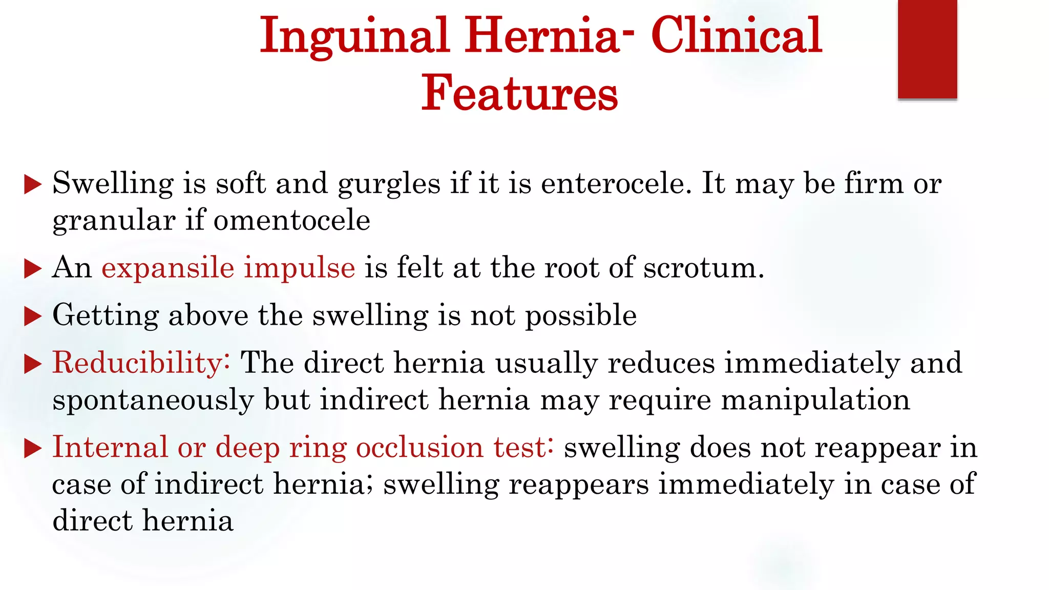 Inguinal Hernia- Groin Swellings | PPTX