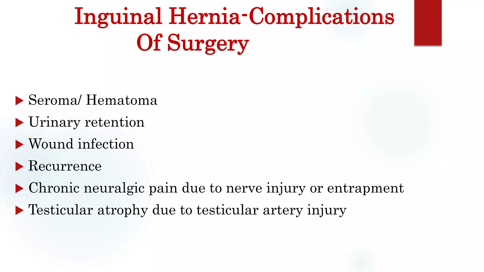Inguinal Hernia- Groin Swellings | PPTX