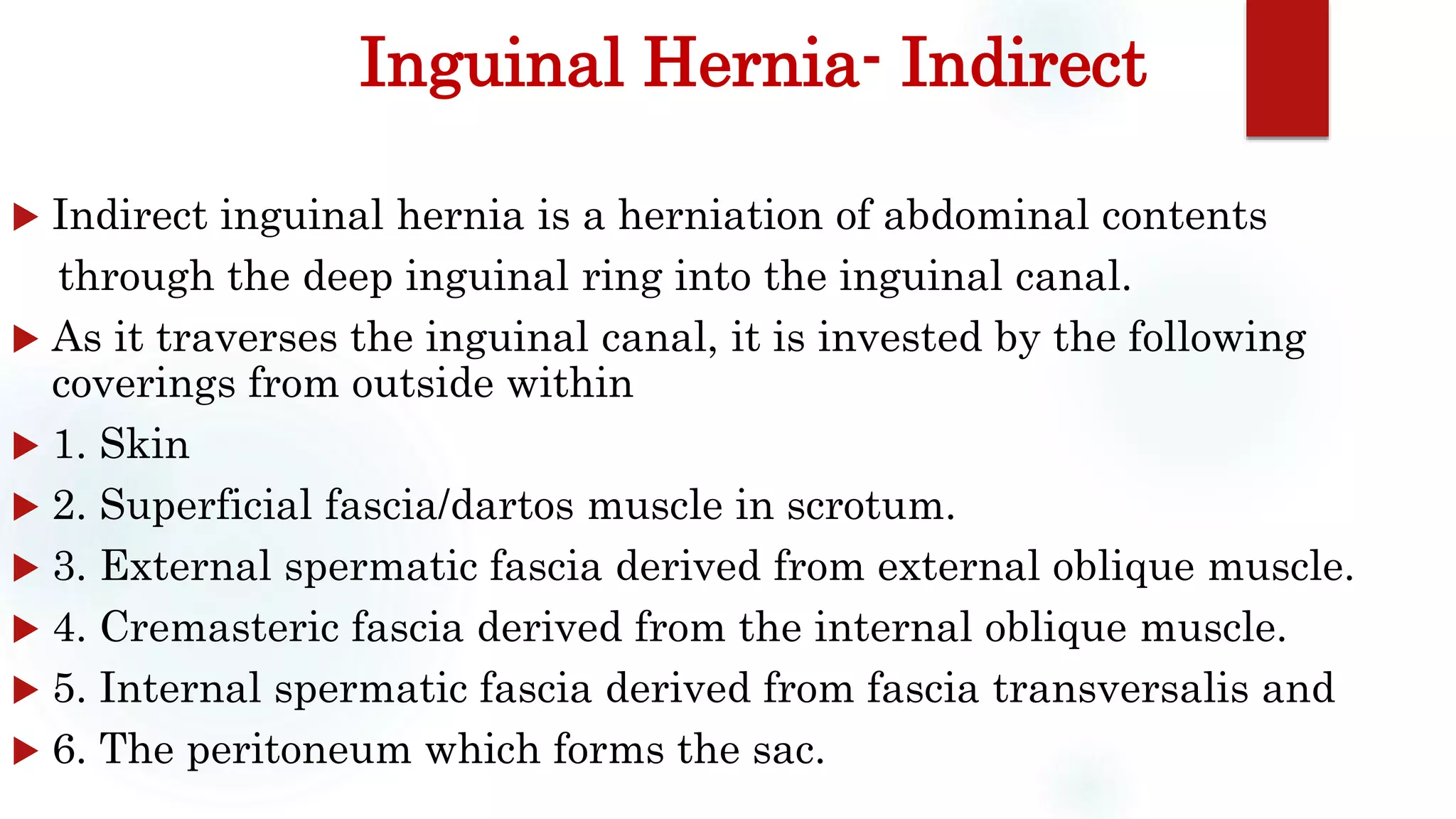 Inguinal Hernia- Groin Swellings | PPTX