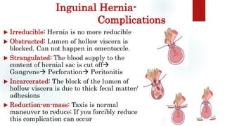 Inguinal Hernia- Groin Swellings | PPT