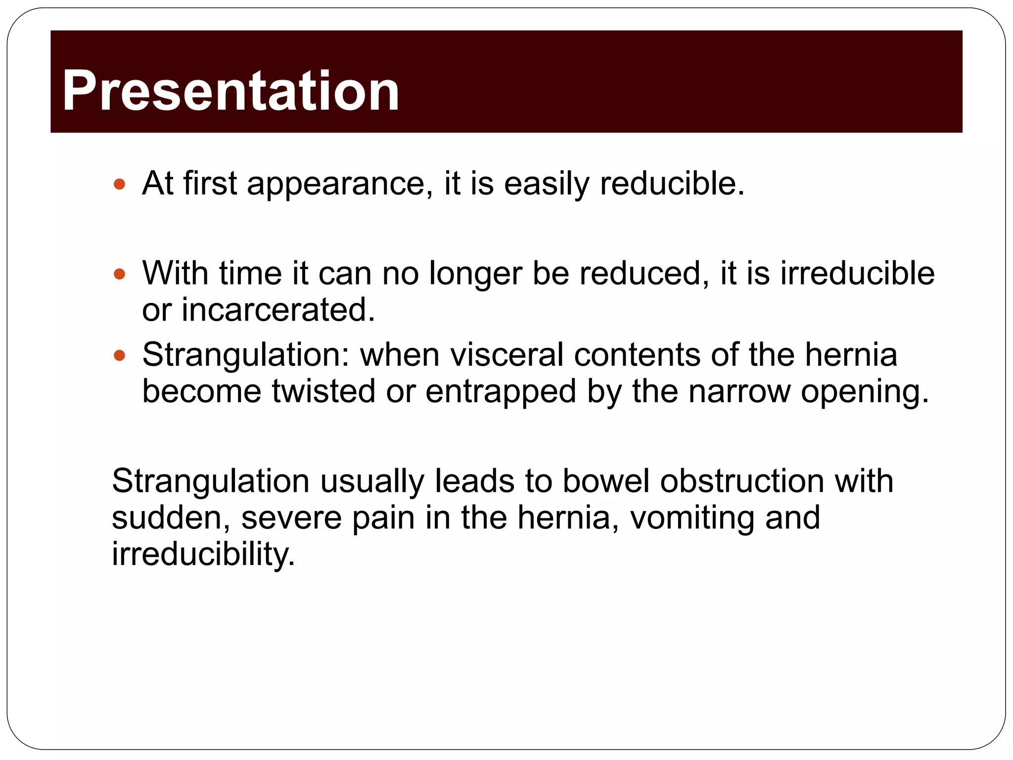 Inguinal hernia | PPTX